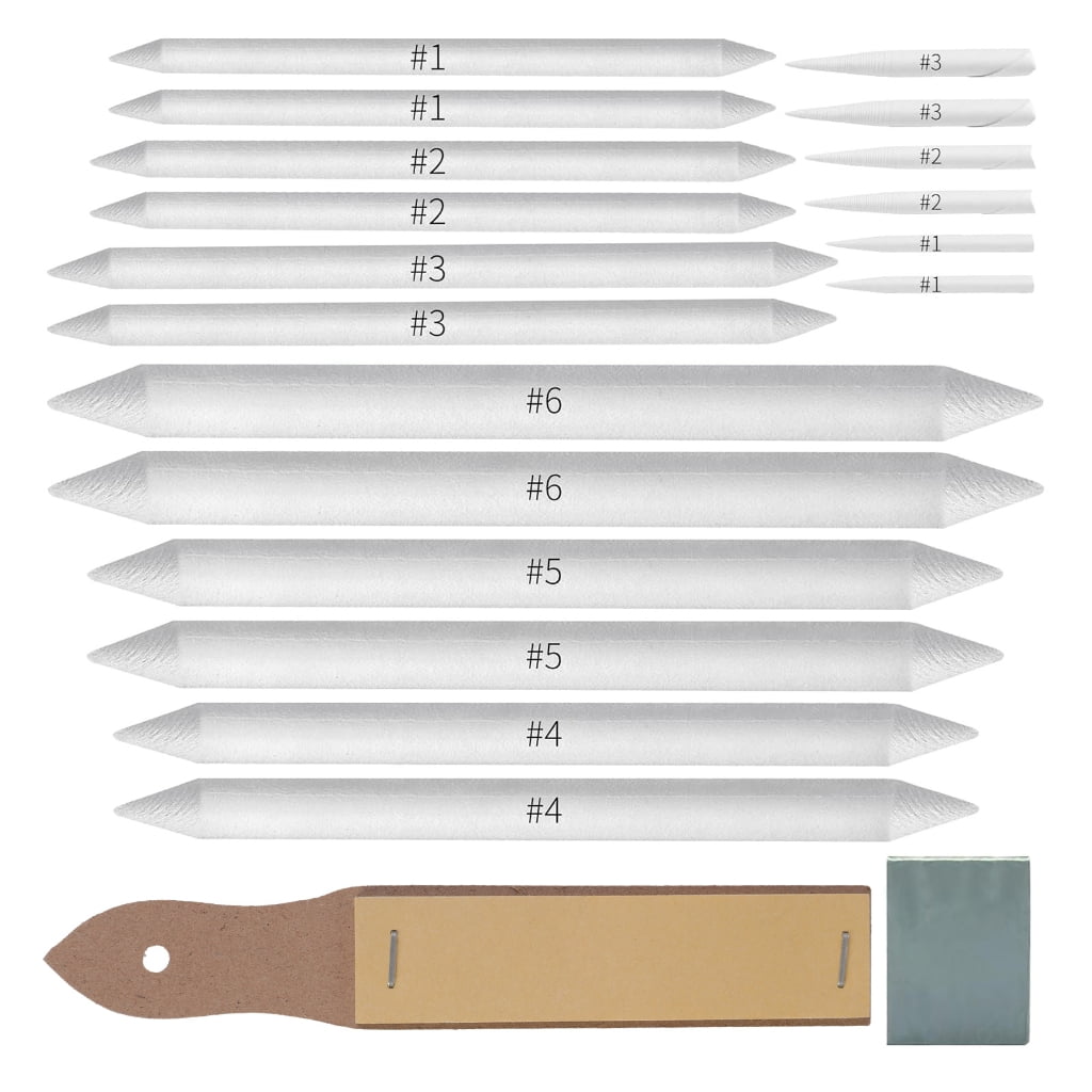 YROHGKPN 13/20Pcs Sketching Drawing Tool Set Double-end Blending Stumps ...