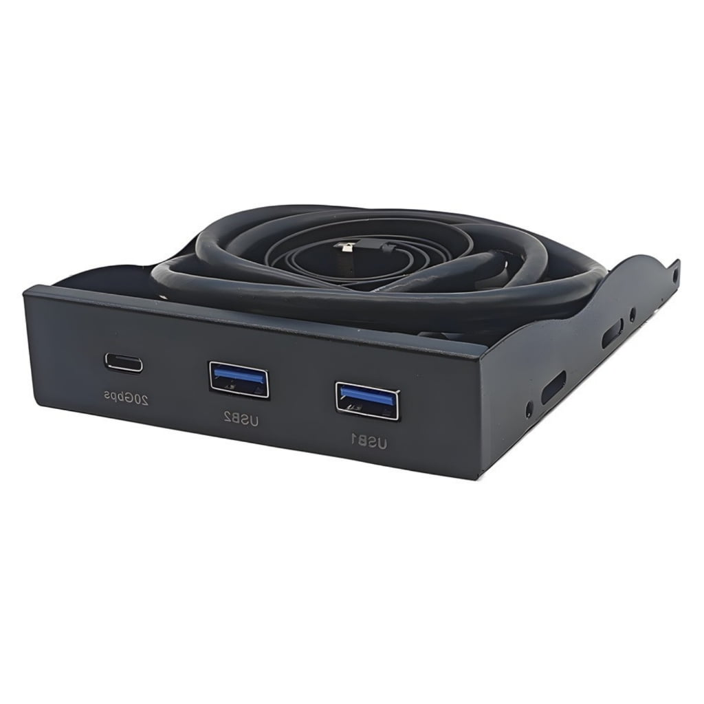 YROHGKPN 19Pin TypeE Interfaces Panel with USB 3.2 and Type C Port 20Gbps Hubs - Walmart.com