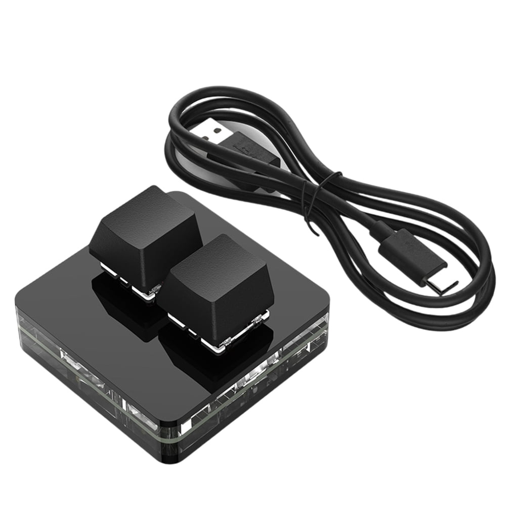 YROHGKPN 2 Key Mechanical Keypad with USB C Connection and Color ...