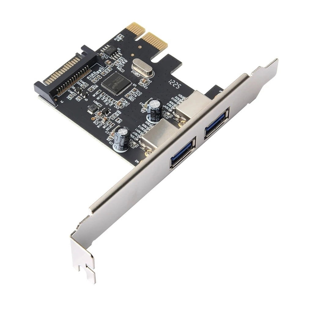 YROHGKPN 2 Port PCIE to USB3.0 Expansion Card PCIE x1 USB Adapter ...