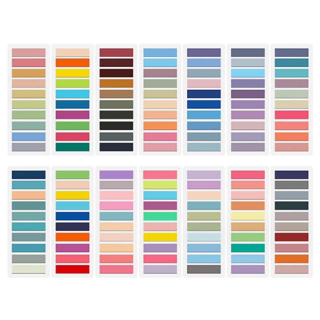 YROHGKPN 2800/3600Pcs Color Stickers Waterproof PET Labels Sticky Notes ...