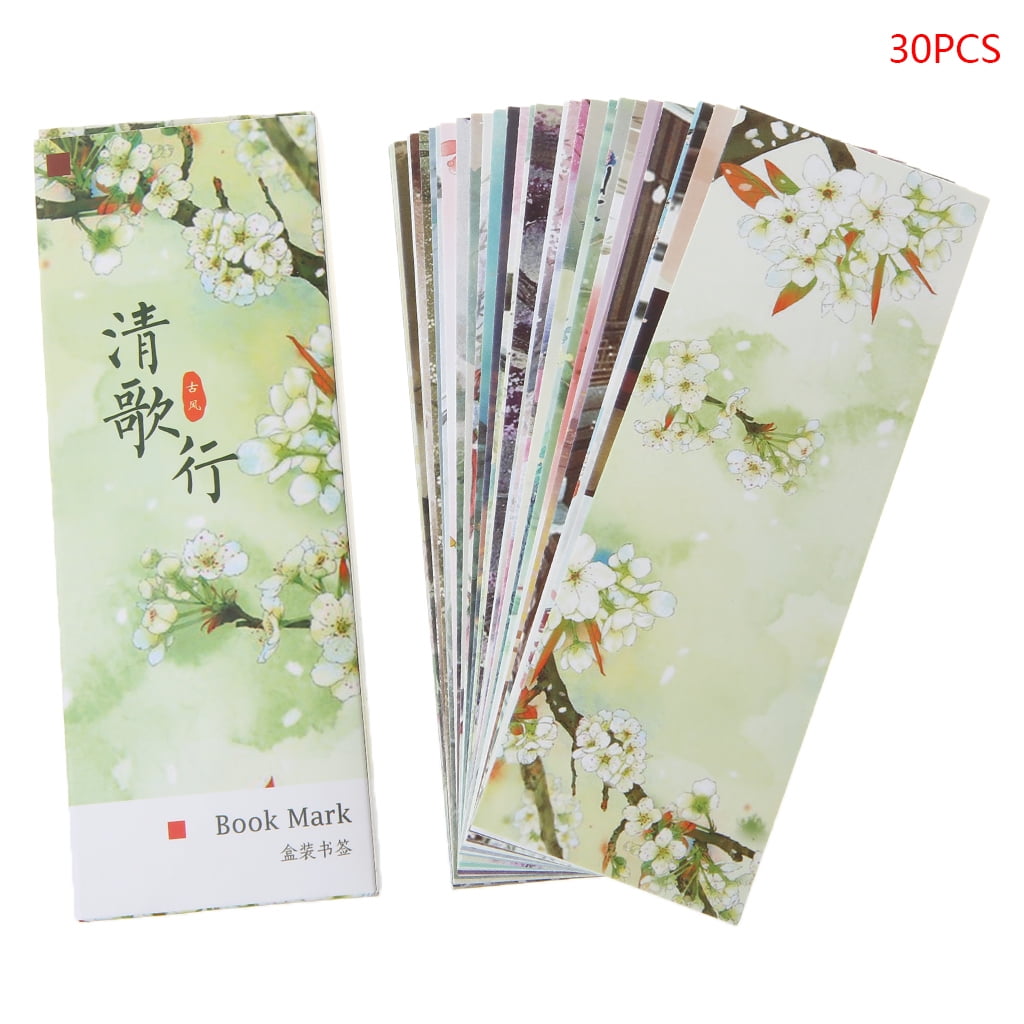 YROHGKPN 30pcs for Creative Chinese Style Paper Bookmarks Painting ...