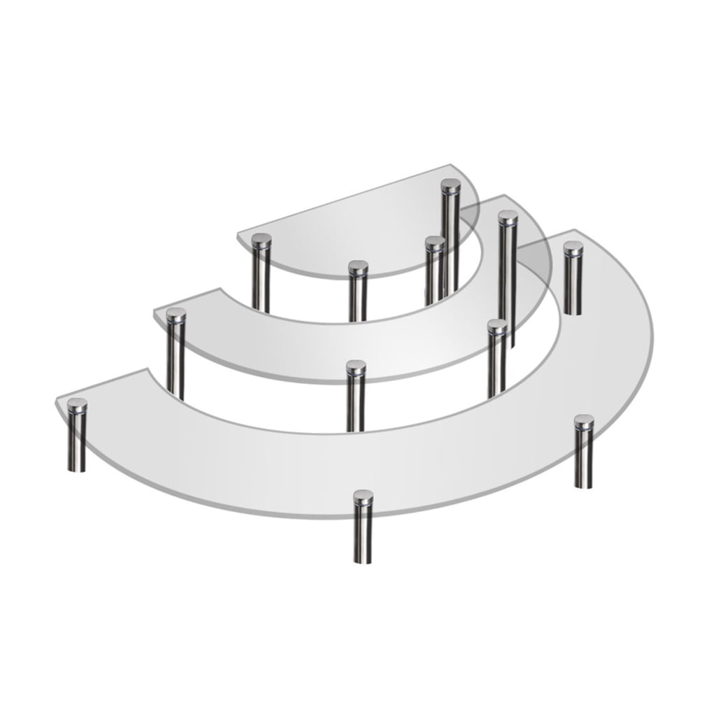 YROHGKPN 3pcs/set Acrylic Cake Display Rack Table Wedding Cupcake ...