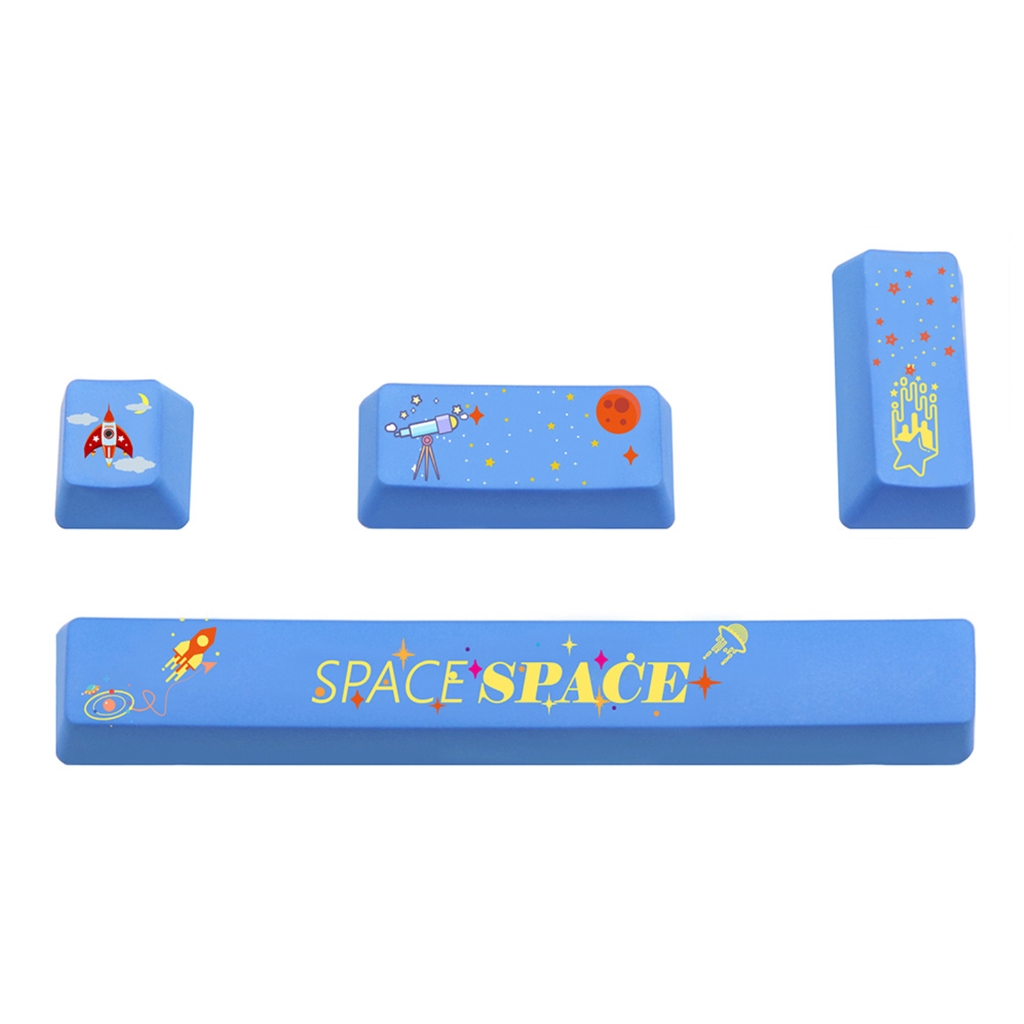 YROHGKPN 4 DIY Keycaps Set PBT Keyboard Custom Keycap for DIY Gaming ...