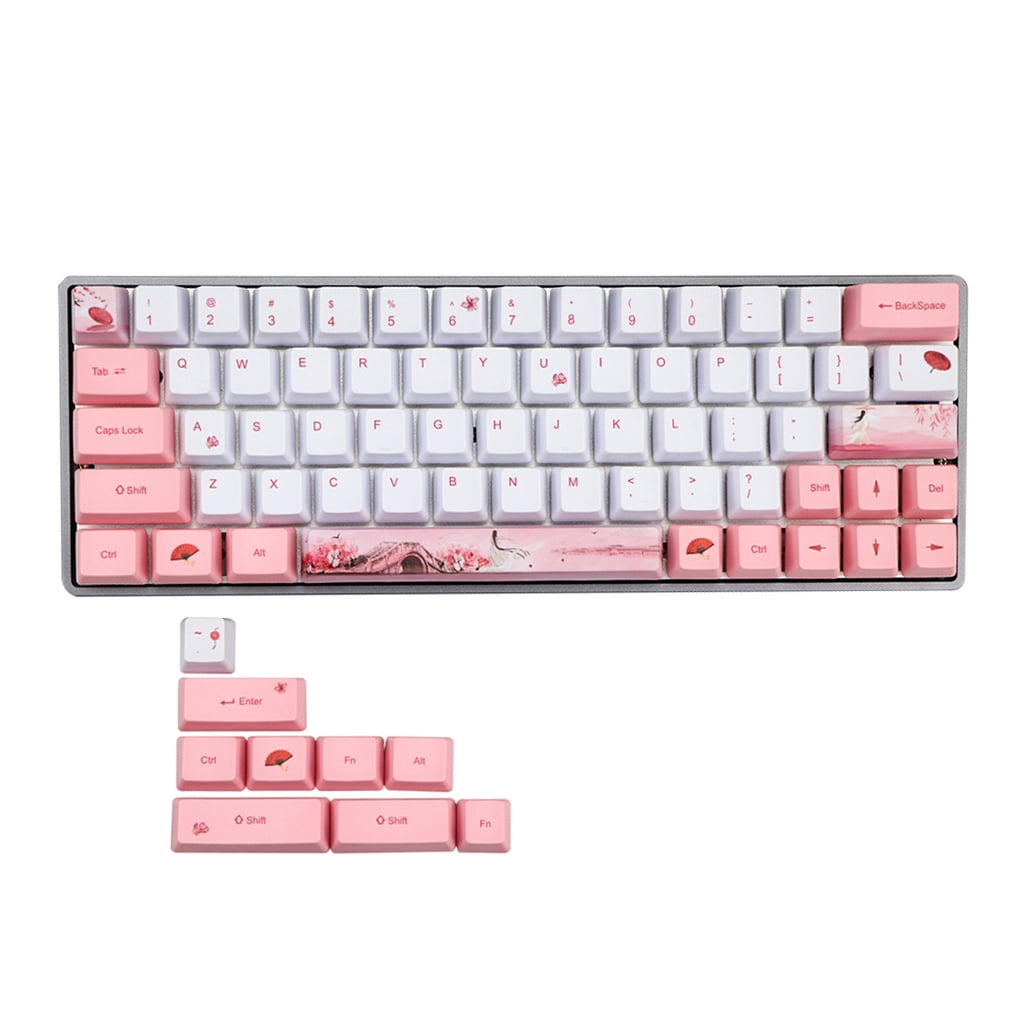 YROHGKPN 73 Custom Cute Girl Keycaps OEM Profile Suitable for Cherry MX ...