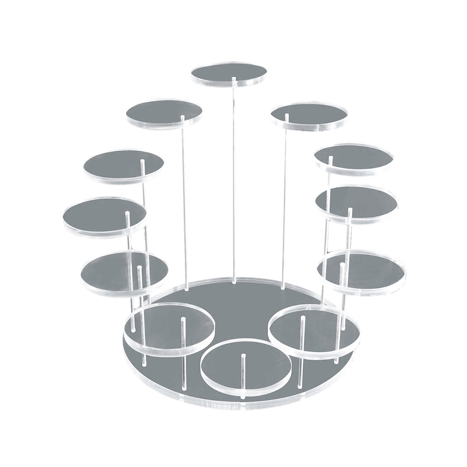 YROHGKPN Acrylic Jewelry Display Stand Multilayer Cake Dessert Rack ...