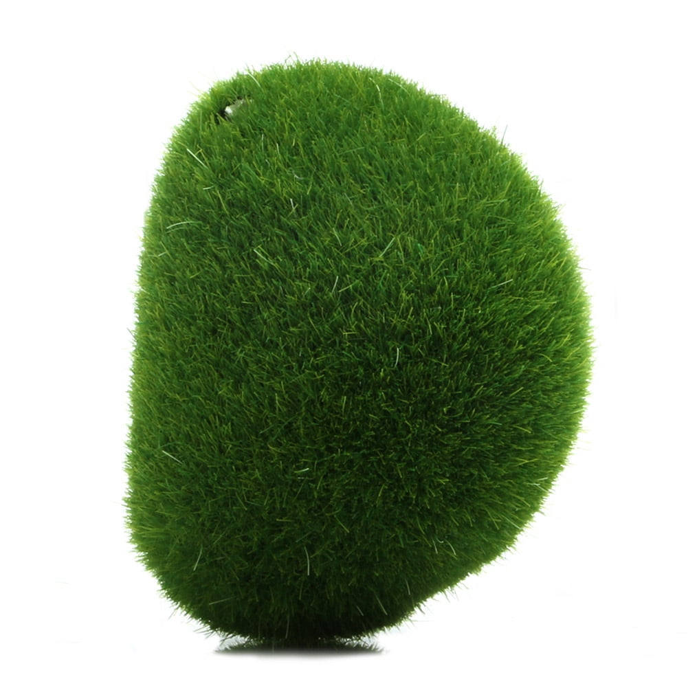 YROHGKPN Artificial Moss Rocks Decorative Faux Green Moss Covered ...