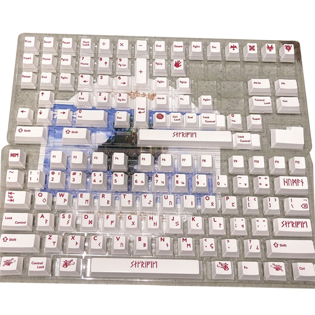 YROHGKPN Blood Sacrifice Keycaps Thick PBT 132PCS Keycaps for ...