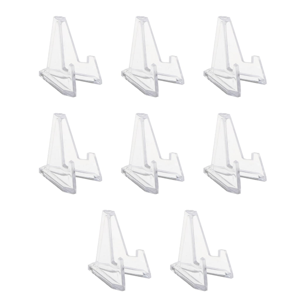 YROHGKPN Clear Acrylic Coin Display Stand Holder Small Easel Rack Card ...