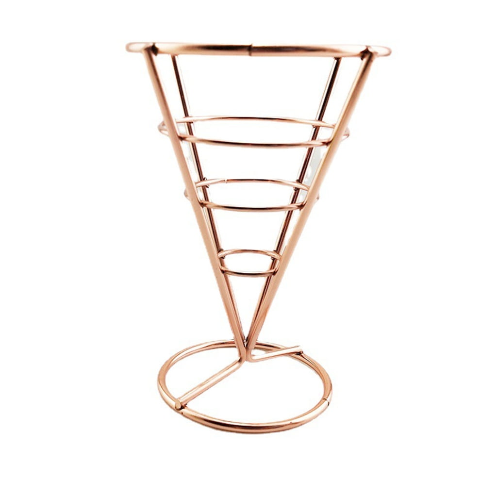 YROHGKPN Cone Basket for French Fry Chips Metal Wire Basket French Fry ...