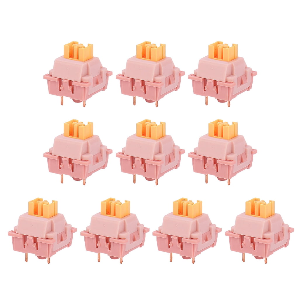 YROHGKPN Cream Yellow Peaching Silents Linears Keyboards Switches Pre ...