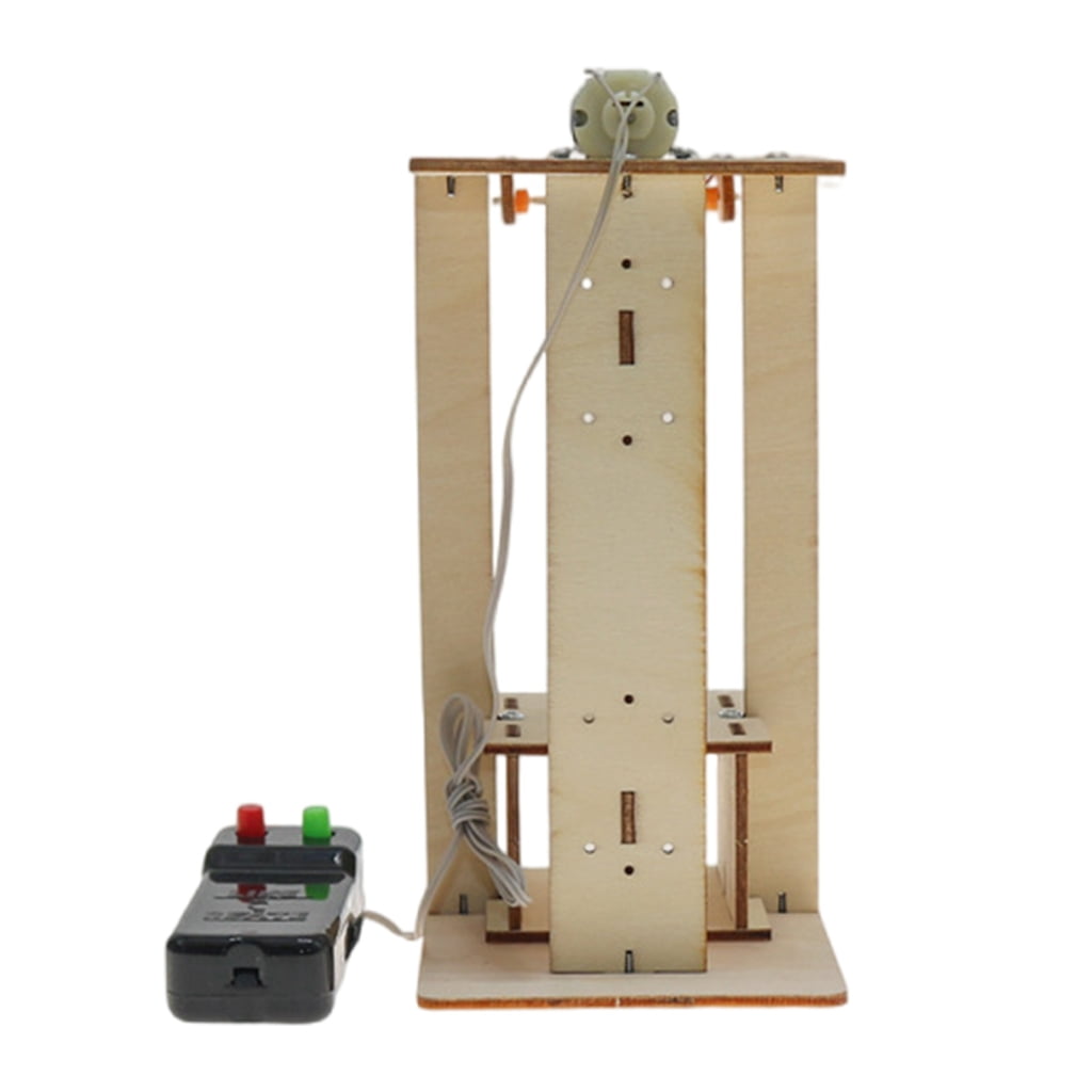 YROHGKPN DIY Set Electric Remote Control Lift Elevator Model Kits STEM ...