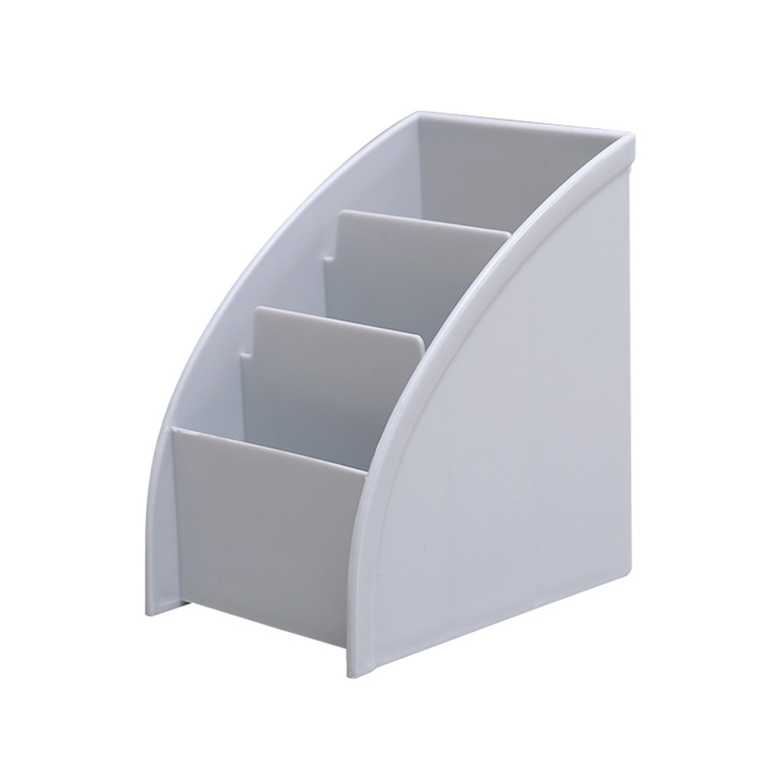 YROHGKPN Desktop Pen Organizer 3 Compartments Stackable Inclined Pencil ...