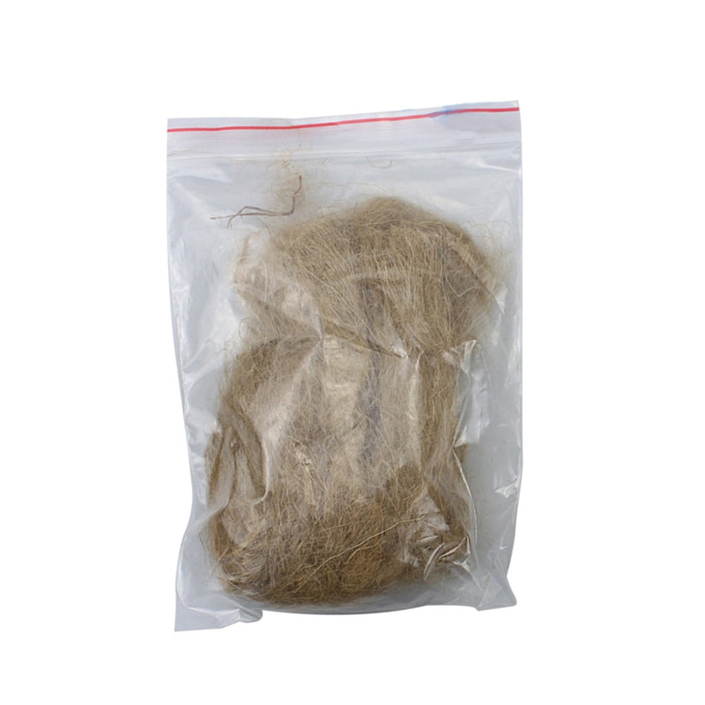 YROHGKPN Fiber Firelighter Flame Fire Drill Flint-Tinder Linseed Jute ...