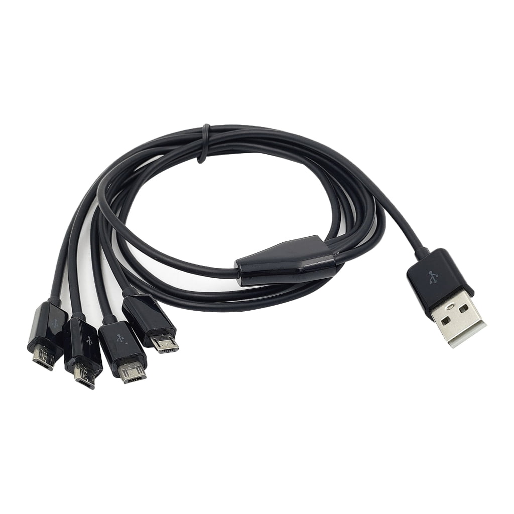 YROHGKPN Flexibility Micro USB Splitter Cable,USB Male to Micro USB ...