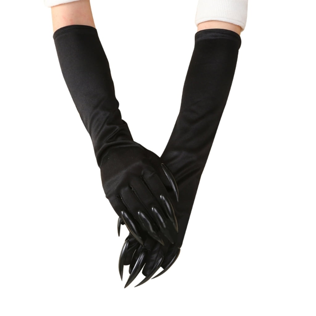 YROHGKPN Funny Vampire Claw Gloves Birthday Party Cosplay Mardi Gras ...
