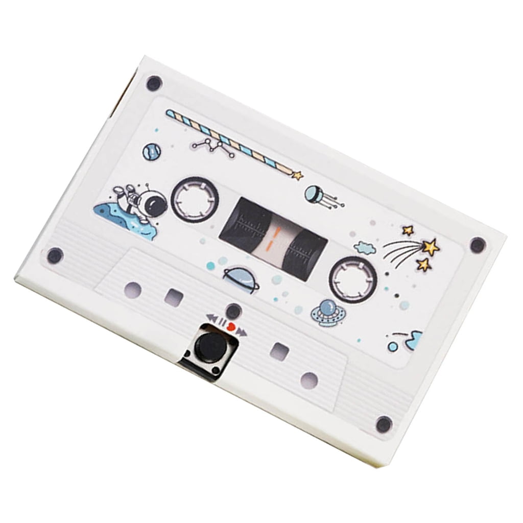 YROHGKPN Greeting Card Voice Recorder Cassette Tape Shaped Recording ...