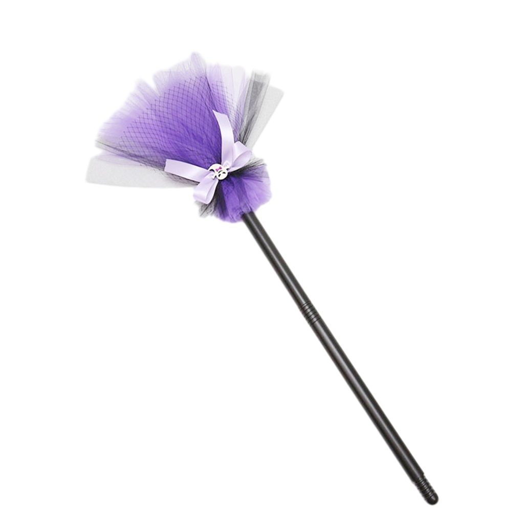 YROHGKPN Halloween Wizard Cosplay Broom Props Realistic Wizard Flying ...