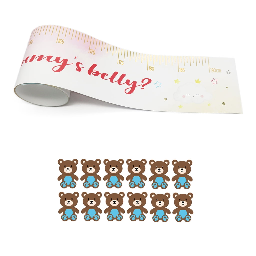 YROHGKPN How Big is Mommy's Belly, Mommy's Belly Sign Measuring Tape ...
