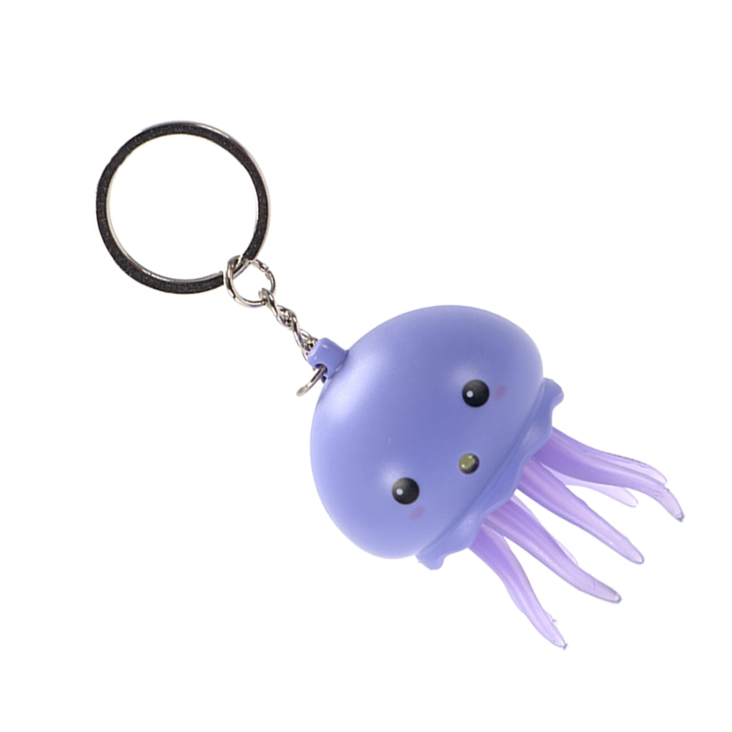 YROHGKPN Jellyfish Keychain Pendant Anime Figurine for Kids Adults ...