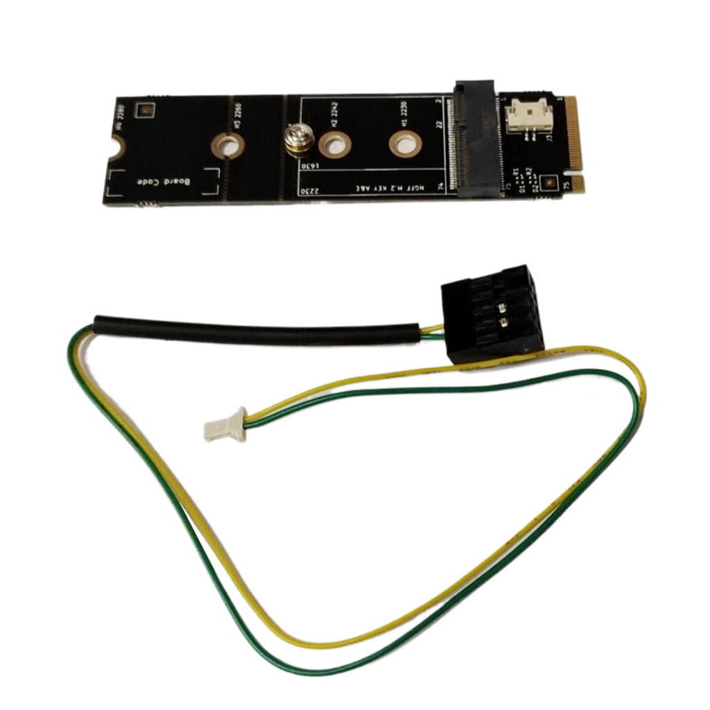 YROHGKPN M.2 Key A E to M.2 NVME Key M SSD Adapter Card Support for M.2 ...