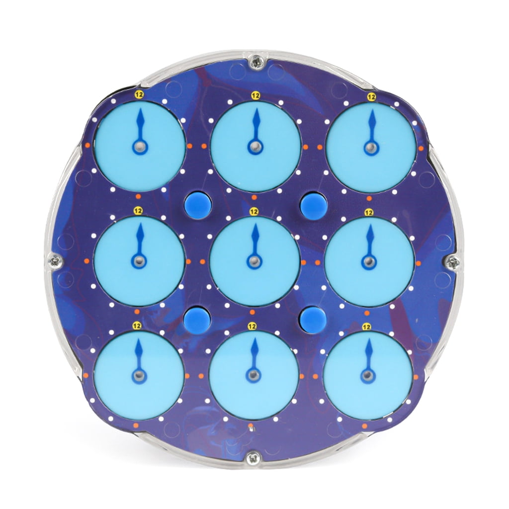 YROHGKPN Magnetic Positioning Clock Cube Profissional Intelligence Gear ...