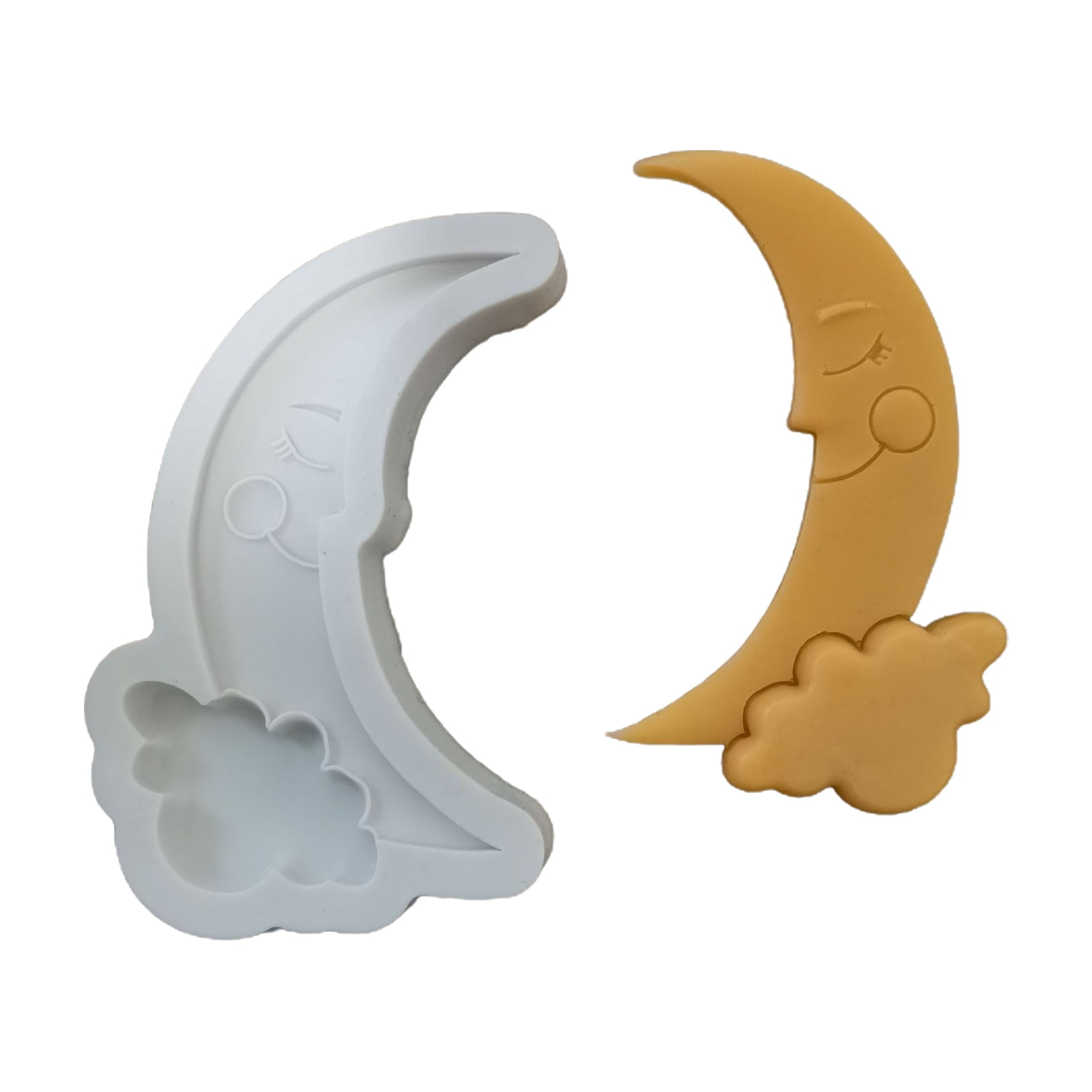 YROHGKPN Mini Star and Moon Shape Moulds Gummy Sugar Chocolate Candy ...