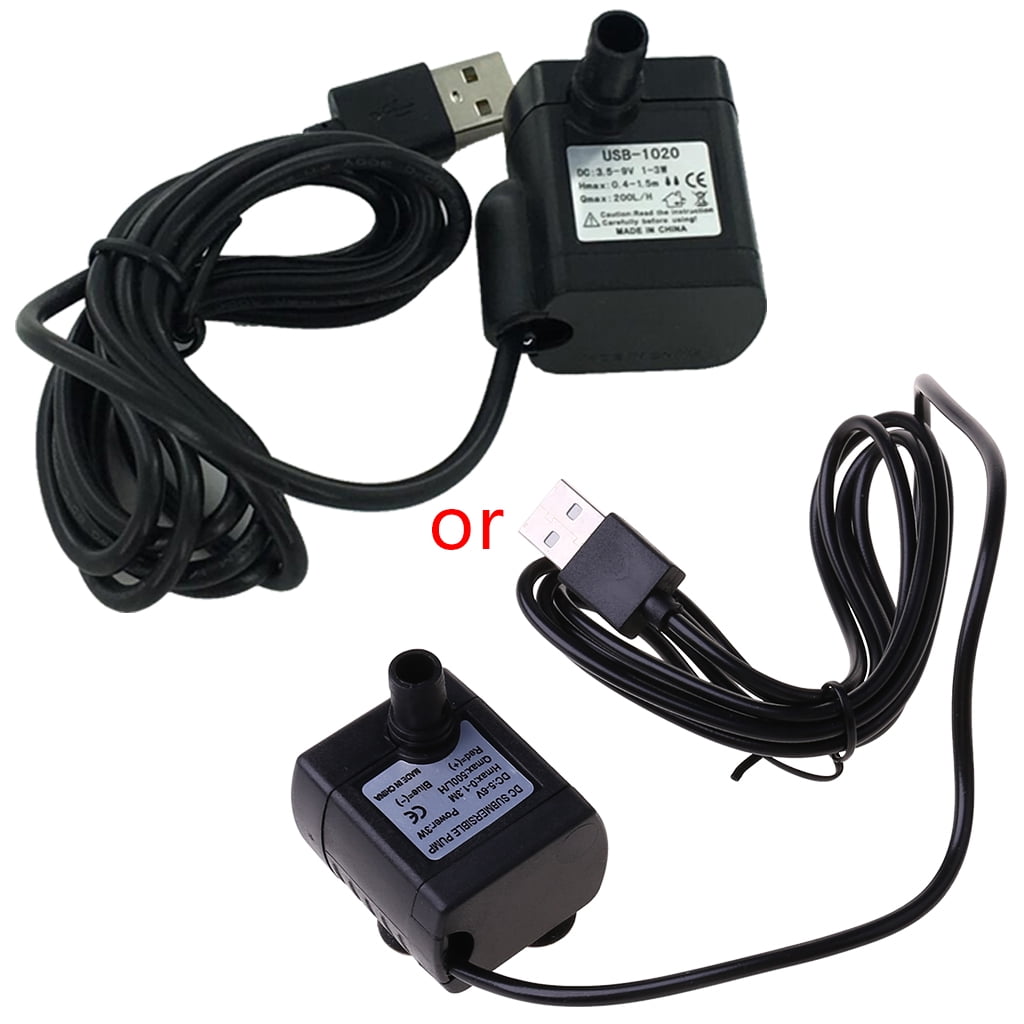 YROHGKPN Mini Submersible Pump Small Fountain Pump (200L/H) for Water ...