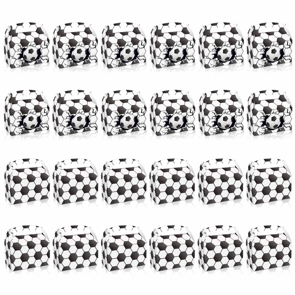 YROHGKPN Party Boxes with Handle for Birthday Soccer Party Favor ...