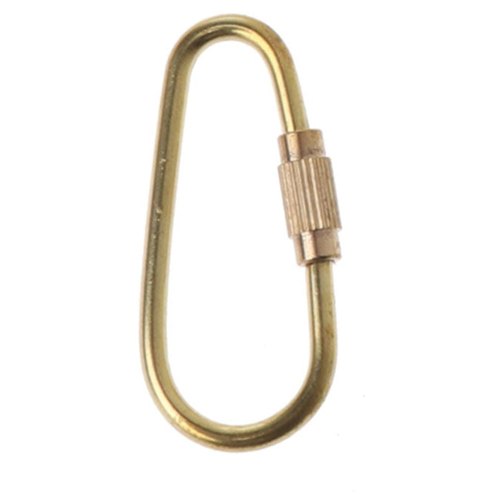 YROHGKPN Practical Exquisite Screw Lock Keychain Brass for Key Holders ...