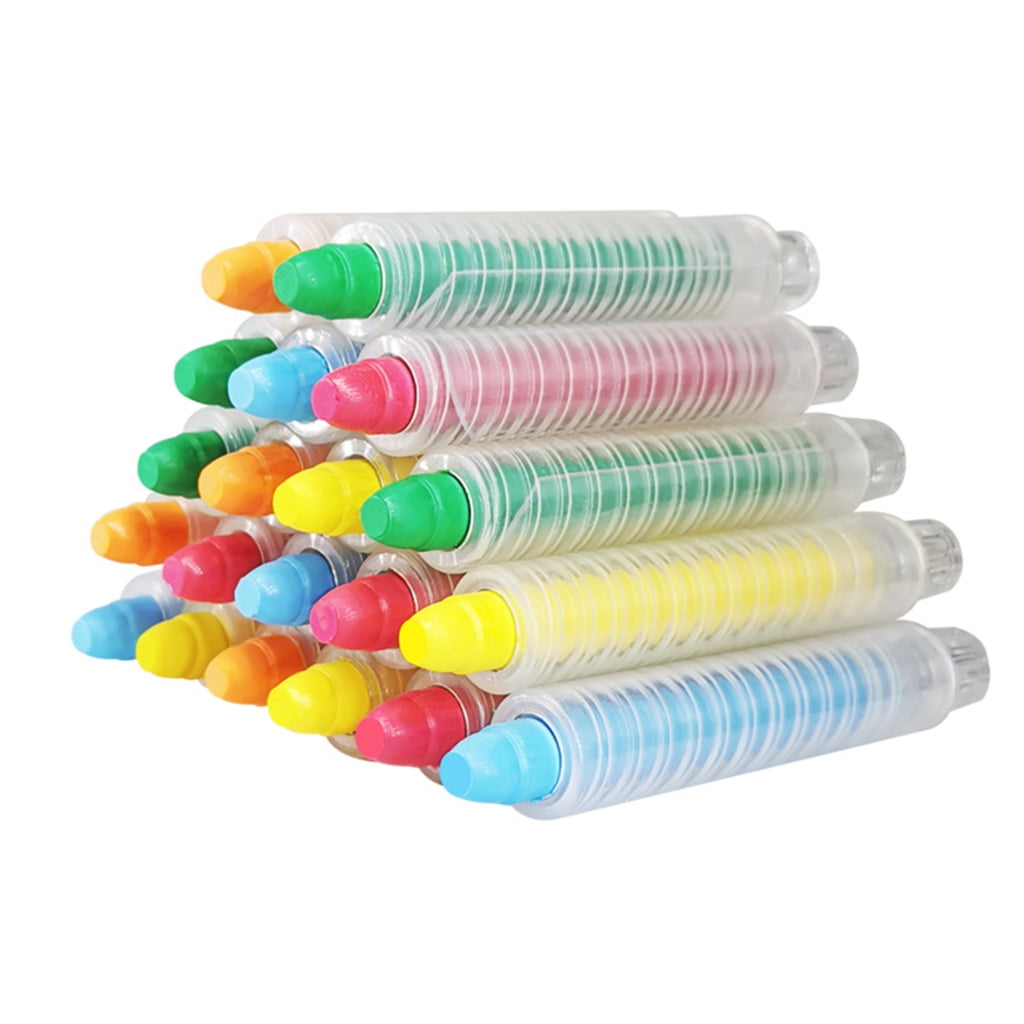 YROHGKPN Solid Water Chalk Washable Jumbos Chalk Dust Sidewalk Chalk ...