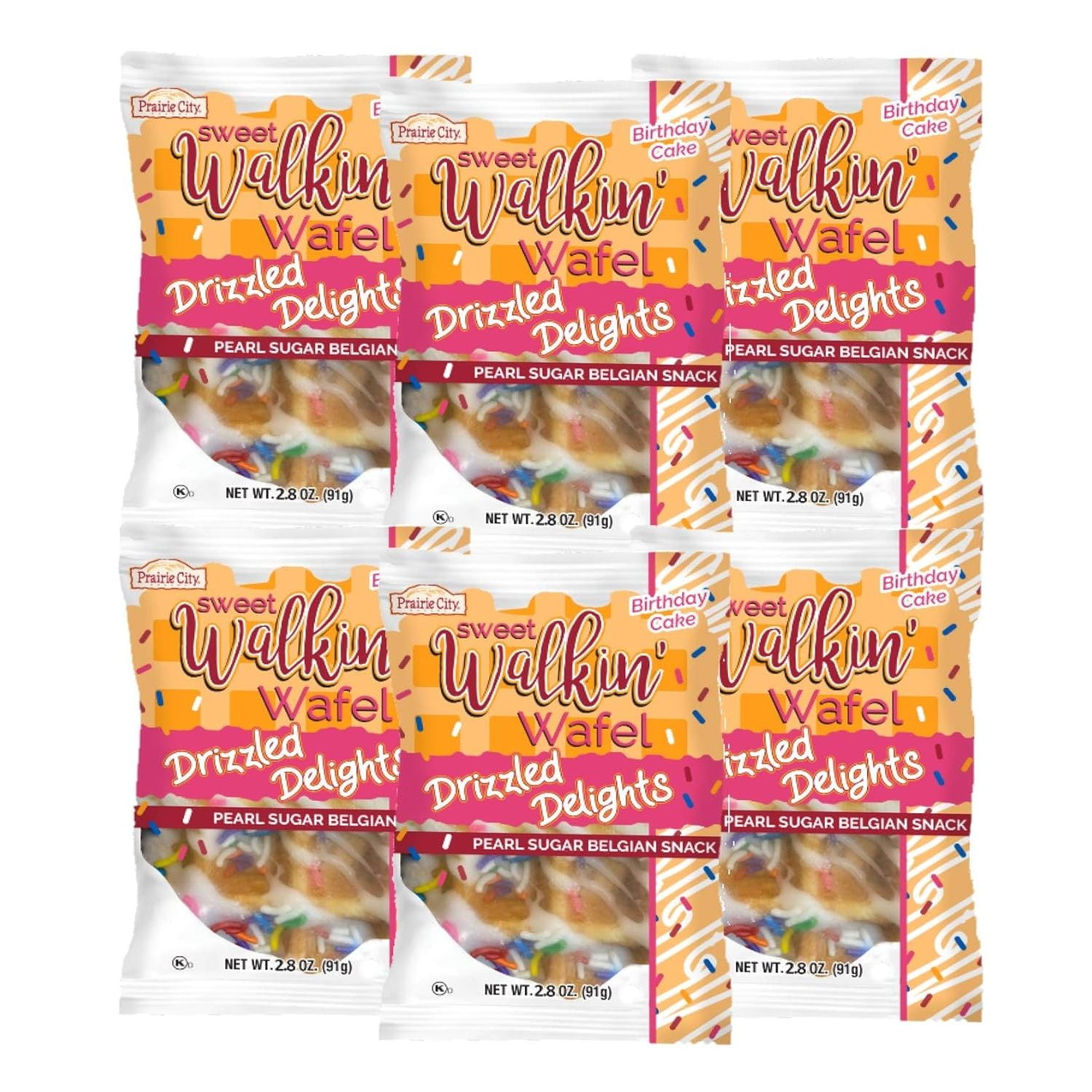 YRXF Liege Pearl Sugar Belgian Waffles | Individually Wrapped (Birthday ...