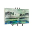 YS-Art Forest Dreams Hand-Painted Landscape Painting with Beige Frame ...