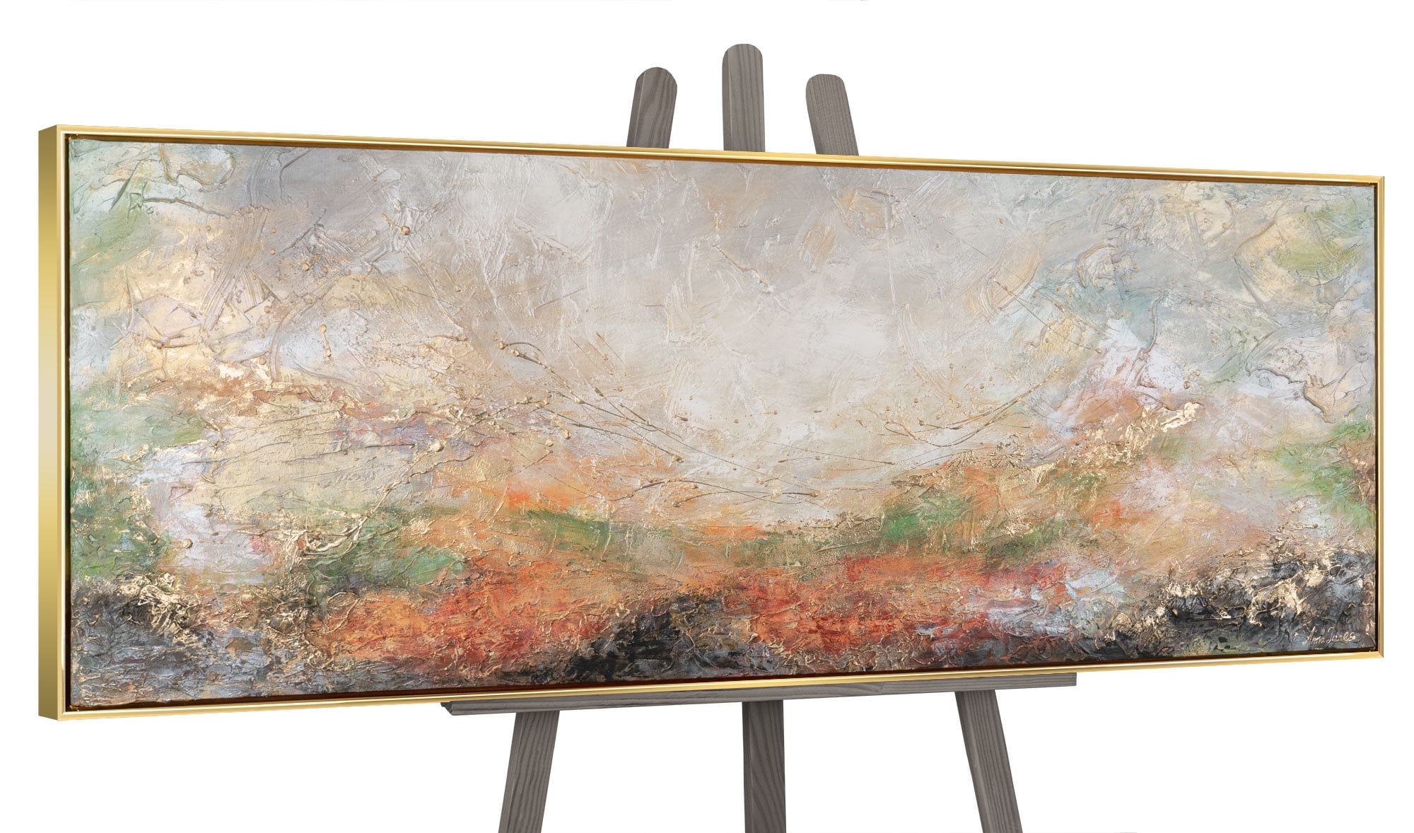 YS-Art Mercurial Landscape Textured Abstract Landscape Painting with ...