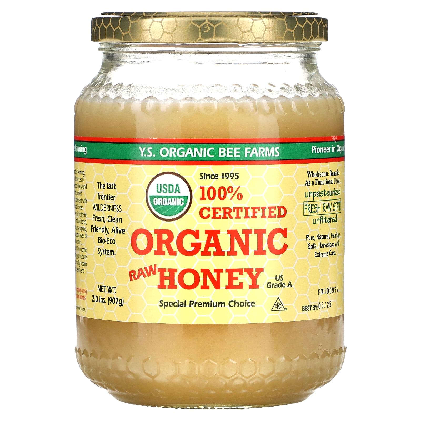 YS Organic Bee Farms - USDA Certified Pure, Healthy Organic Honey, Raw ...