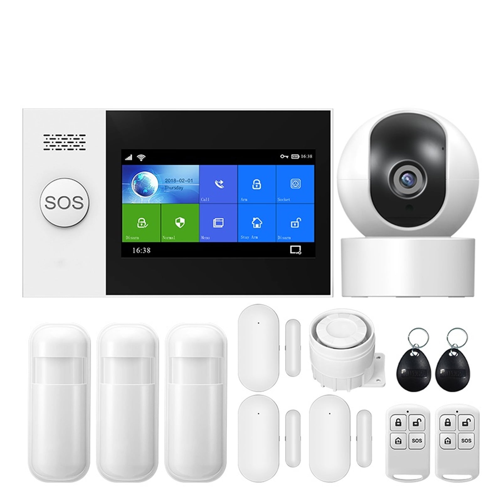 YS PG107 Tuya Security Alarm System Kit Smartlife App Control With Ip ...