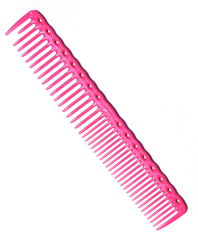 YS Park 338 Long and Round Tooth Quick Cutting Grip Comb - Pink ...