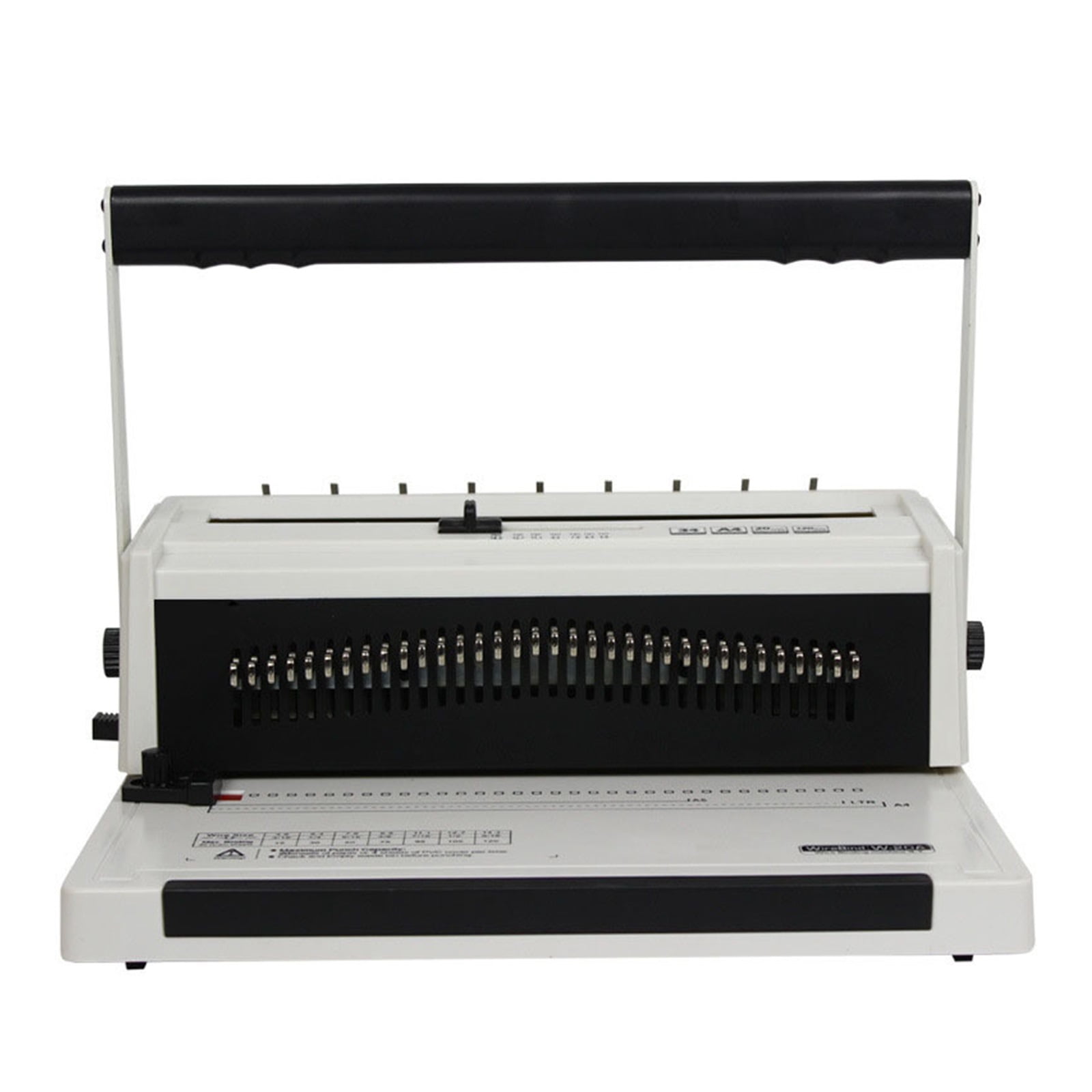 YS-W20A Full Draw Knife Double Wire Iron Ring Binding Machine 34 Hole ...