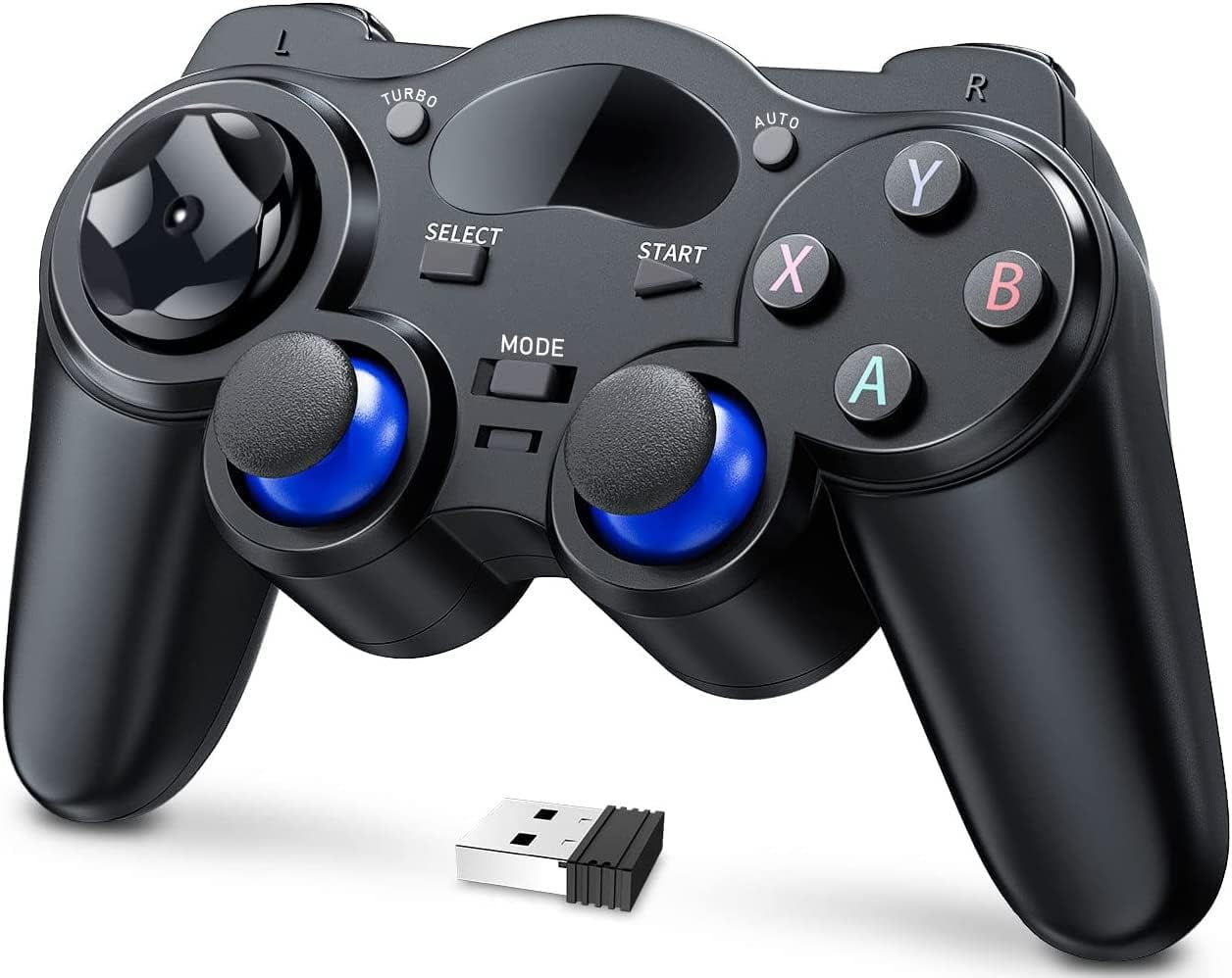 YS-yalot USB Wireless Gaming Controller Gamepad for PC/Laptop Computer ...