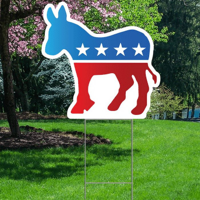 YS3025 Democratic Donkey Outdoor Yard Sign Decoration Cutout - Walmart.com