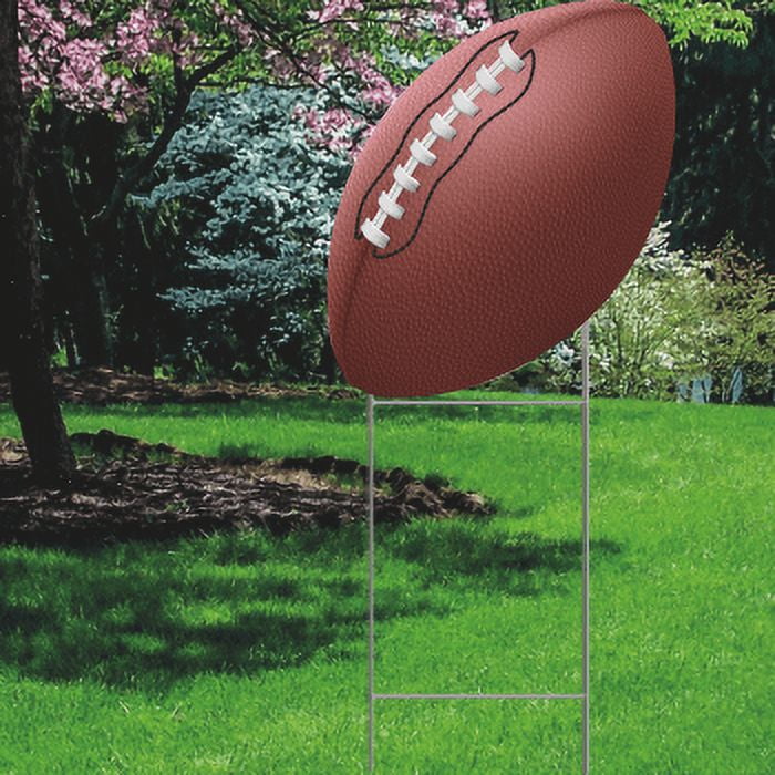 YS3034 Football Sports Plastic Outdoor Yard Sign Decoration Cutout ...