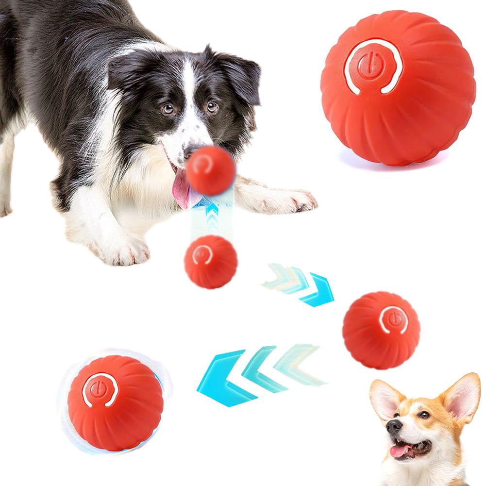 YSABOXS Automatic Jumping Ball for Pets Dog Interactive Training Toy ...