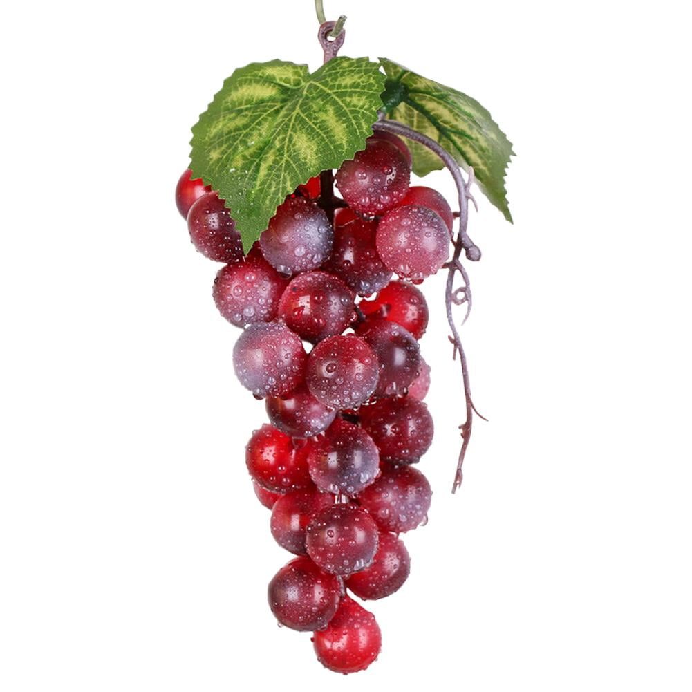YSABOXS Bla Red Grn Artificial Grapes Garden Bedroom Living Room ...