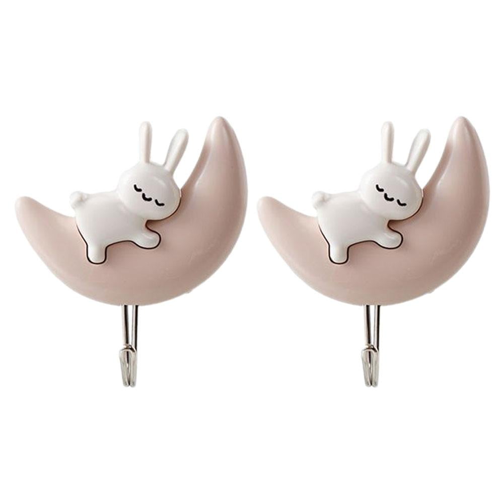 YSABOXS Cartoon Rabbit Hook Rabbit Hook Door Back Hook Non D709 Wall ...