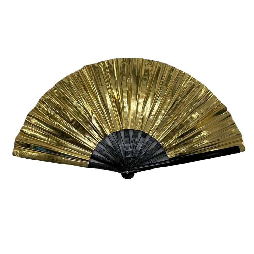 YSABOXS Colorful Waterproof Pvc Kg Fu Fan Tai Chi Fan Chinese Fan Wide ...