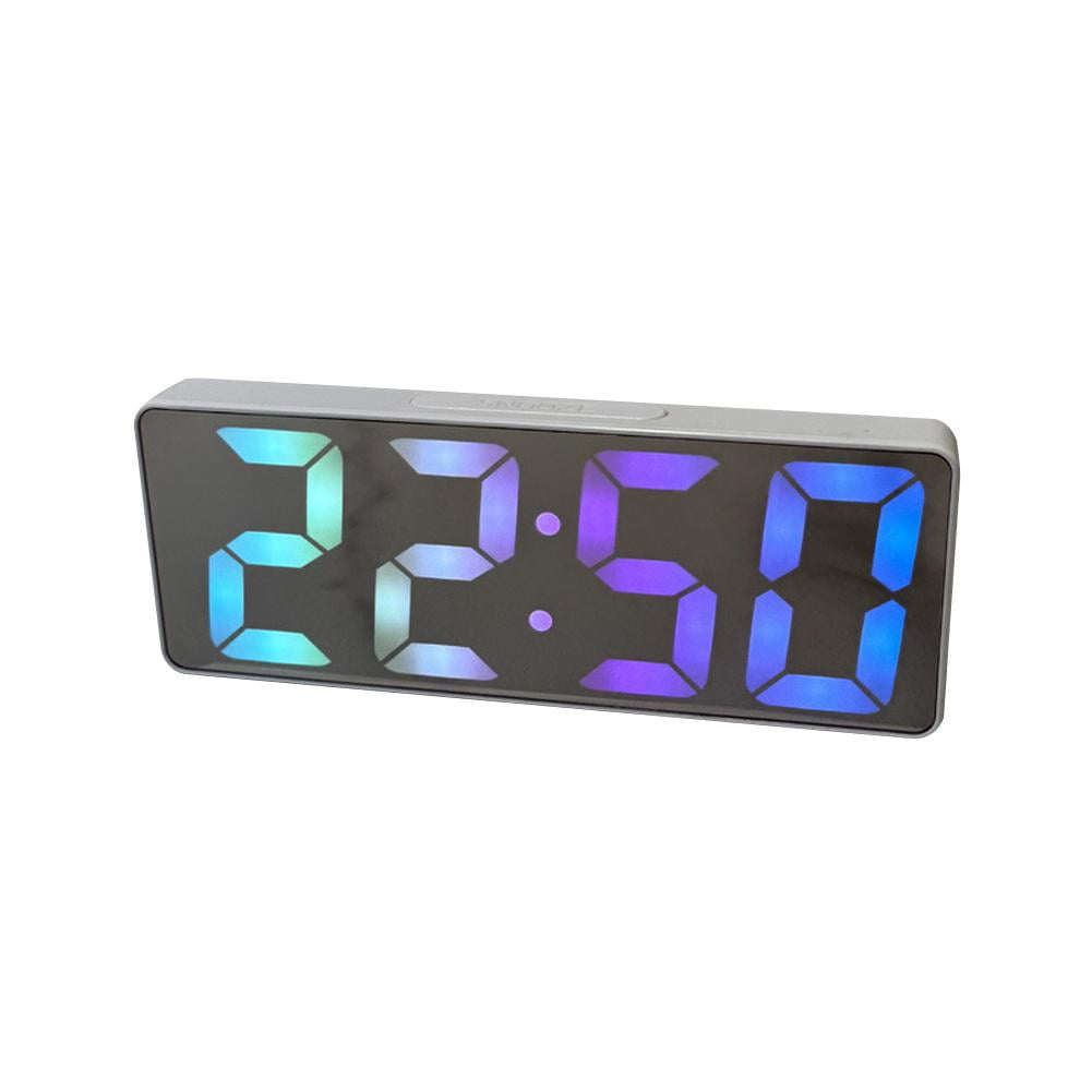 YSABOXS Digital Alarm Clock,Electronic Desktop Clock with Temperature ...