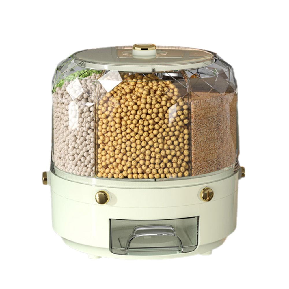 YSABOXS Grain Packed Rice Storage Box Rice Storage Box Separate Bucket ...