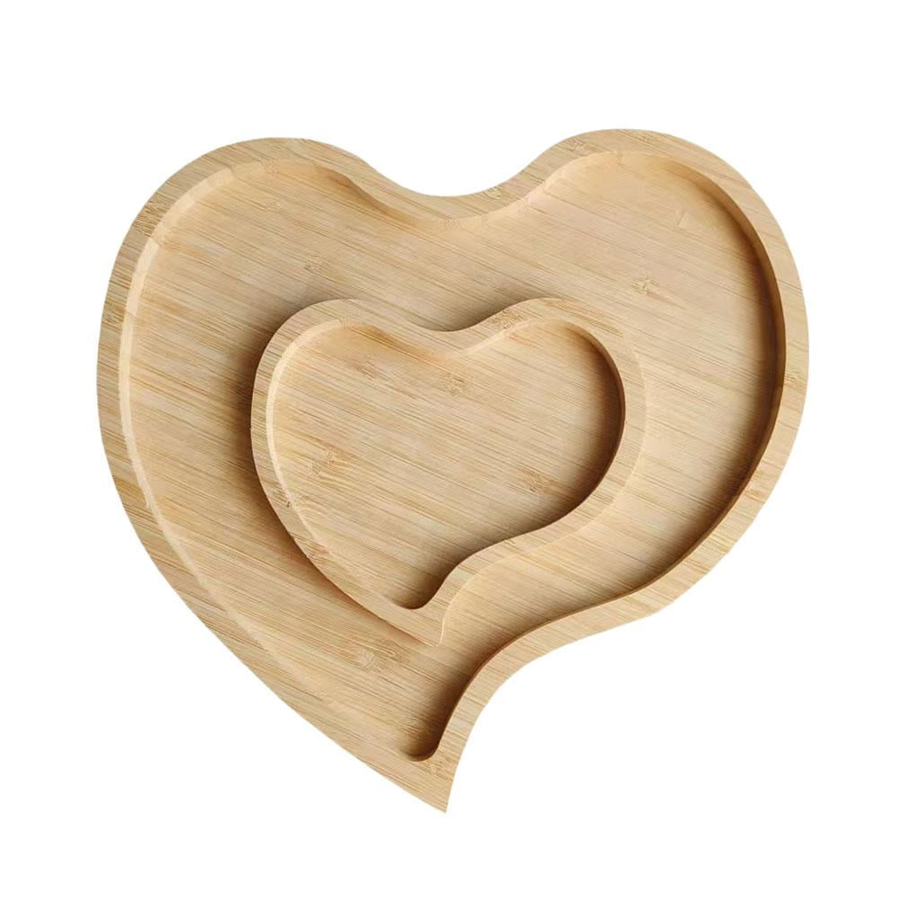 YSABOXS Heart Shaped Cutting BoardCreative Density Hotel Tray Irregular ...