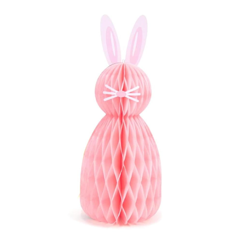 YSABOXS Honeycomb Bunny Easter Hanging Decorations, Easter Themed Party ...