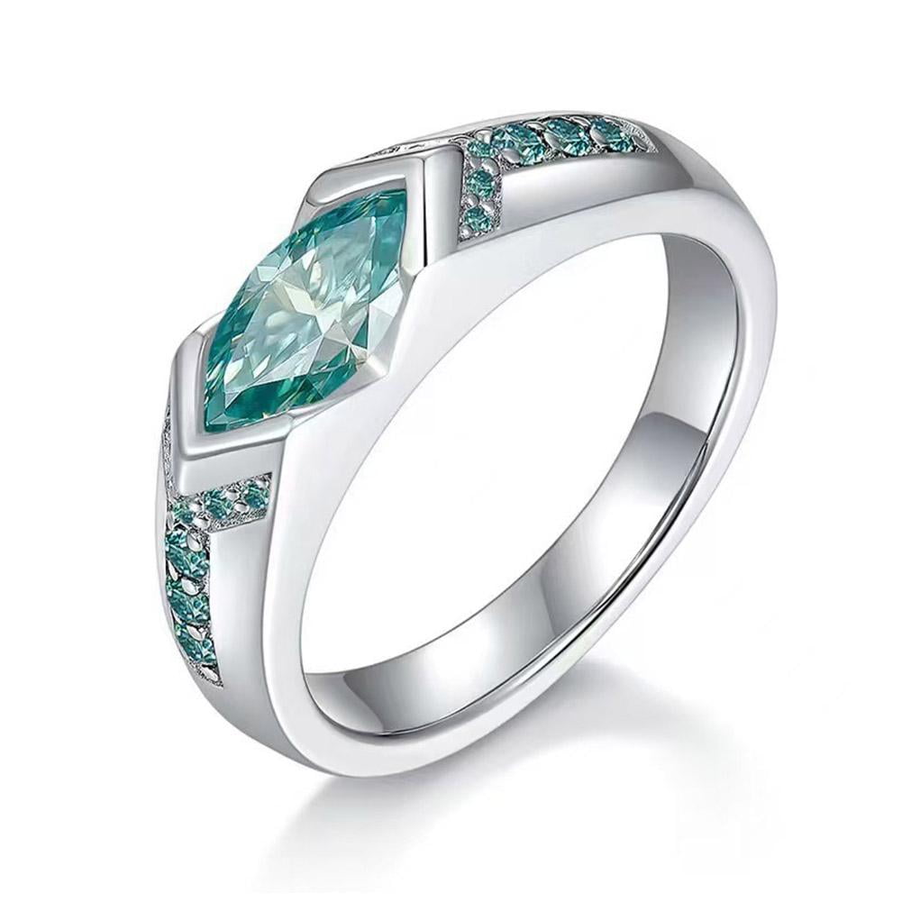 YSABOXS Magnetic Moissanite Rings Magtherapy Lymphatic Therapy Titanium ...